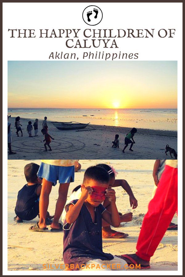 The Happy Children of Caluya, Antique spend everyday on the beach
